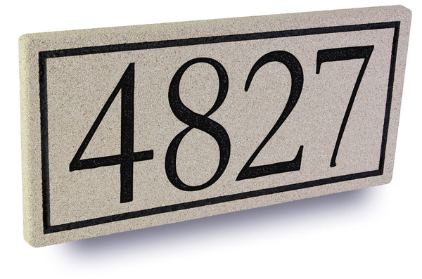Stone Mailbox Numbers | Build- A-Stone