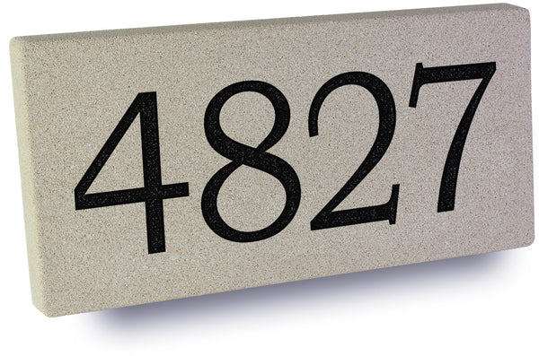 Stone Mailbox Numbers | Build- A-Stone