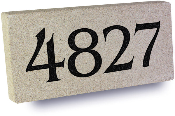 Stone Mailbox Numbers | Build- A-Stone