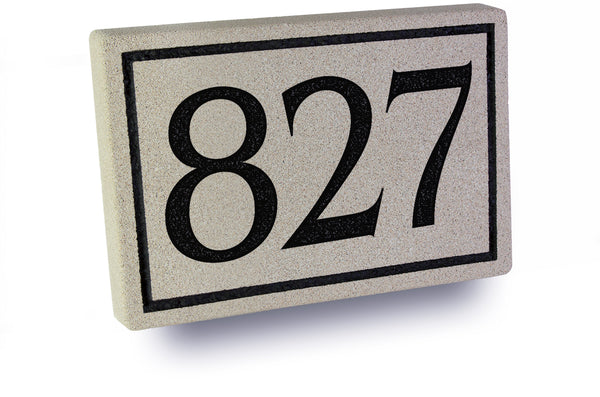 Stone Mailbox Numbers | Build- A-Stone