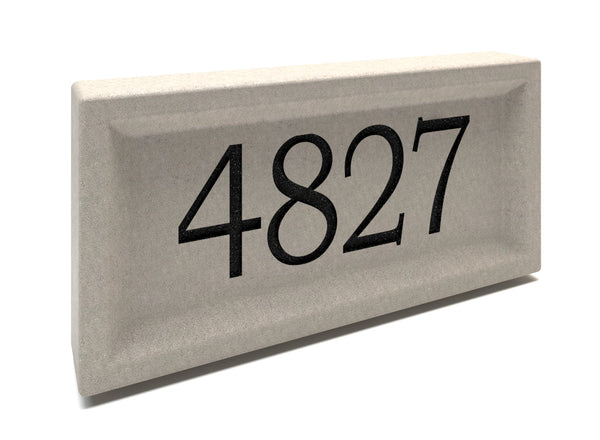 Recessed Address Stones