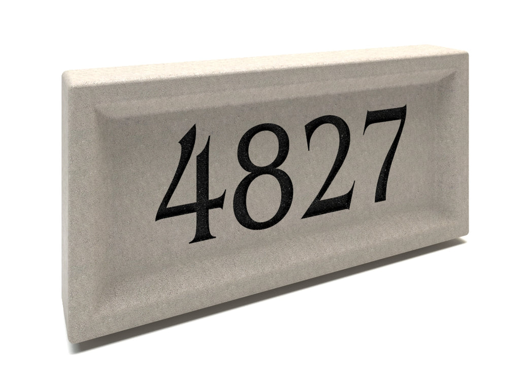 Recessed Address Stones