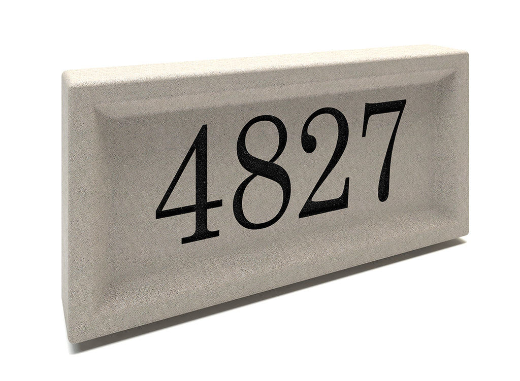 Recessed Address Stones