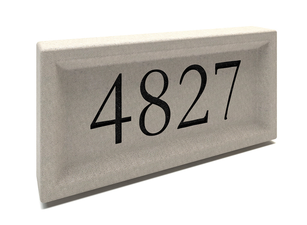Recessed Address Stones
