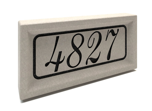 Recessed Address Stones