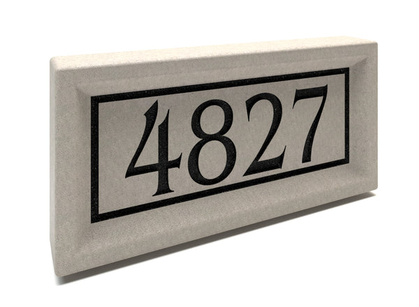 Recessed Address Stones