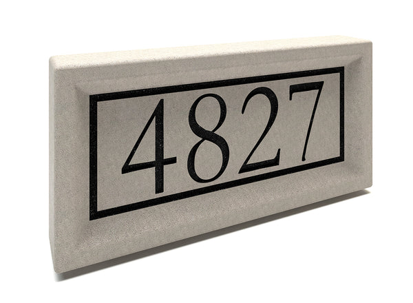 Recessed Address Stones